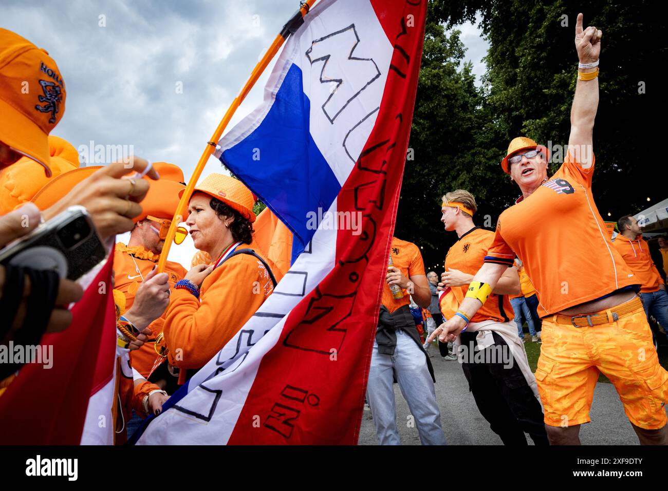 Munich, Germany. 02nd July, 2024.MUNICH - Dutch fans prior to the ...