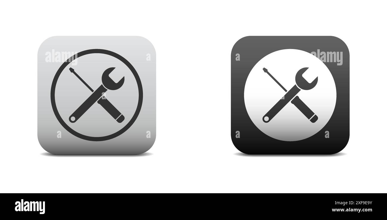 Maintenance logo Stock Vector Images - Alamy