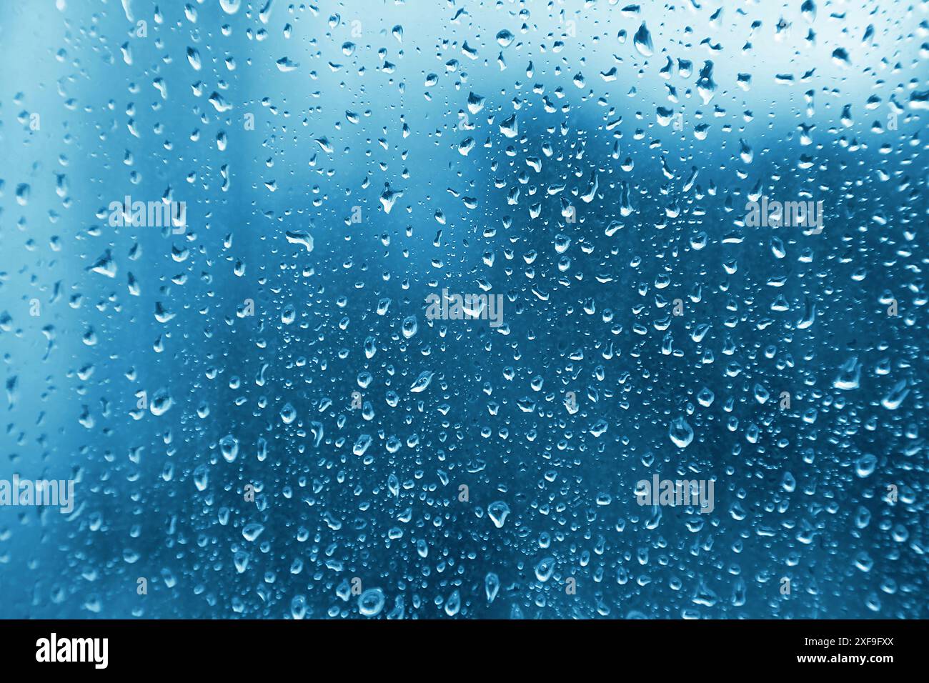 Texture of water drops on glass Stock Photo - Alamy