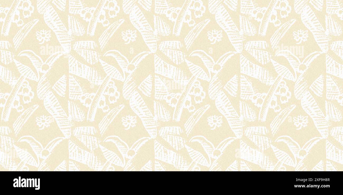 Modern white on cream lace effect wedding border texture. Soft tonal ...