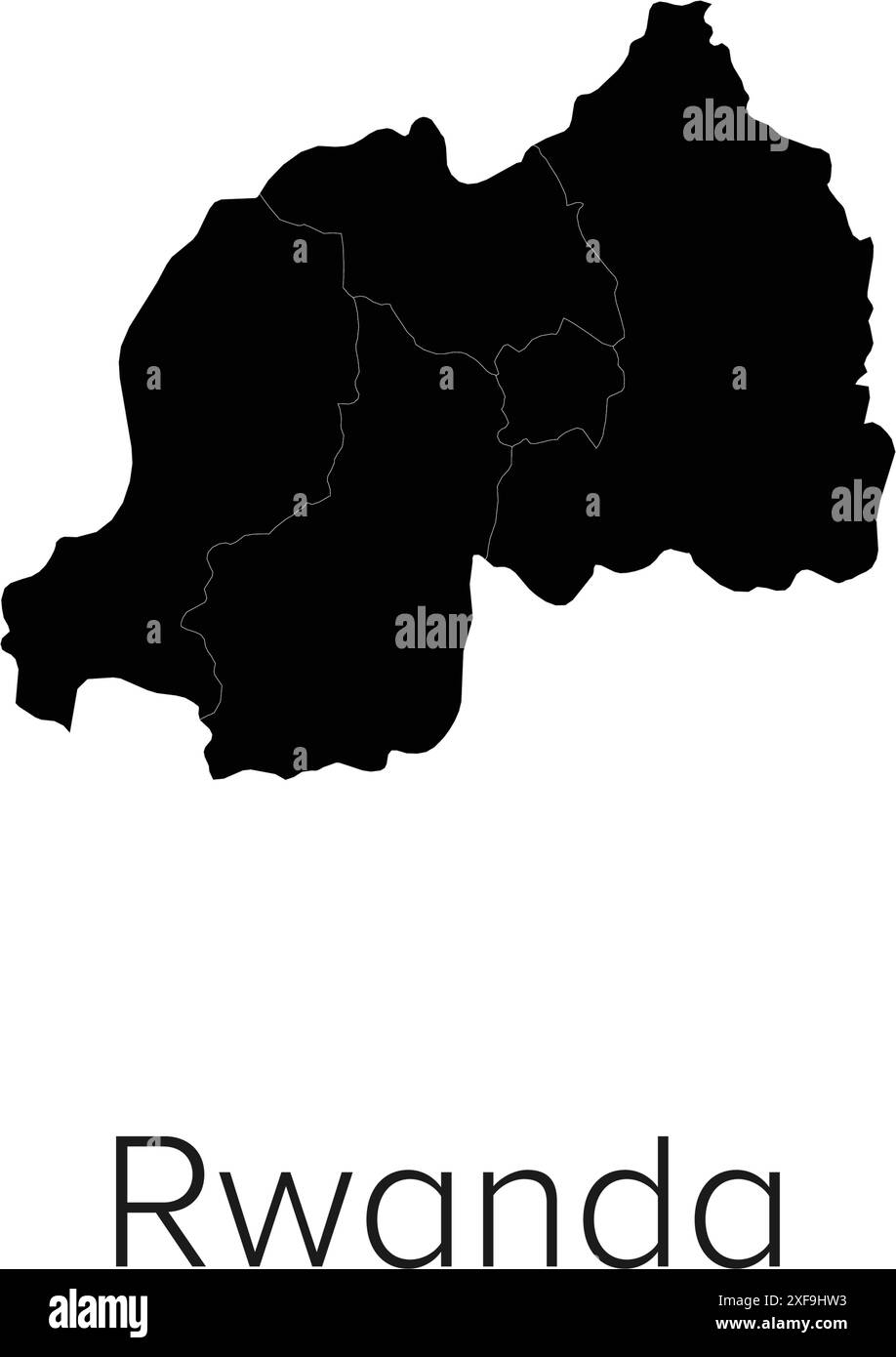 Rwanda map hi-res stock photography and images - Alamy