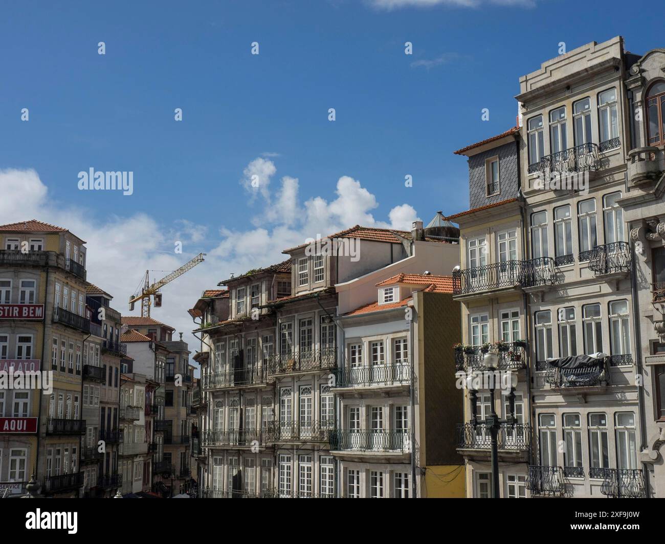 Row old buildings balconies hi-res stock photography and images - Alamy