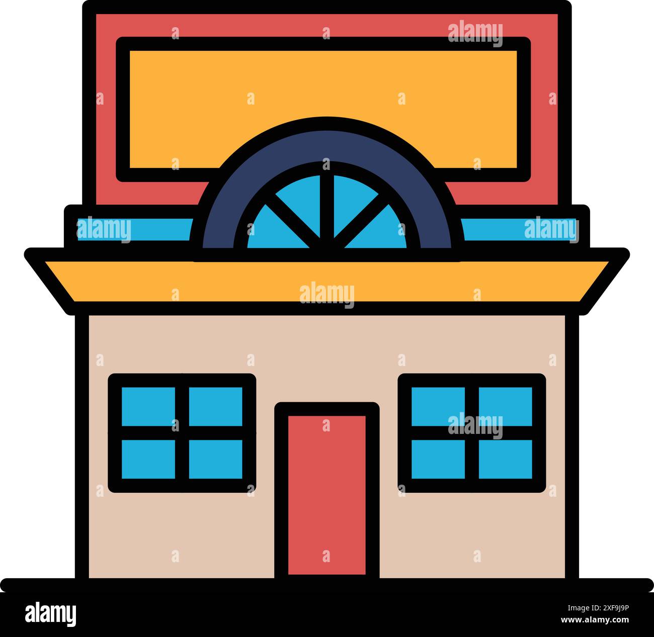 A large building with a large archway and many windows. The building is ... A large building with a large archway and many windows. The building is ...