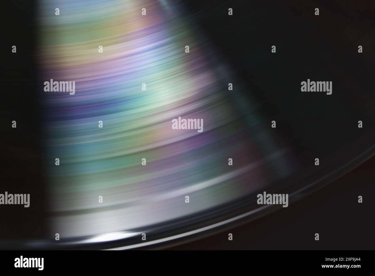 Old LP vinyl in moving Stock Photo - Alamy