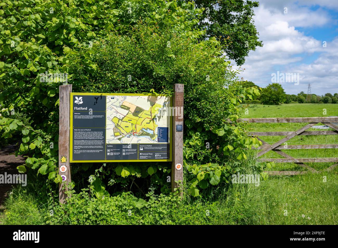 National trust information board hi-res stock photography and images ...