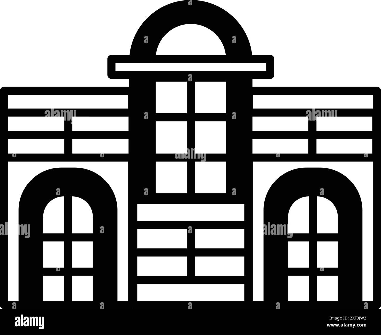 A large building with a large archway and many windows. The building is ... A large building with a large archway and many windows. The building is ...