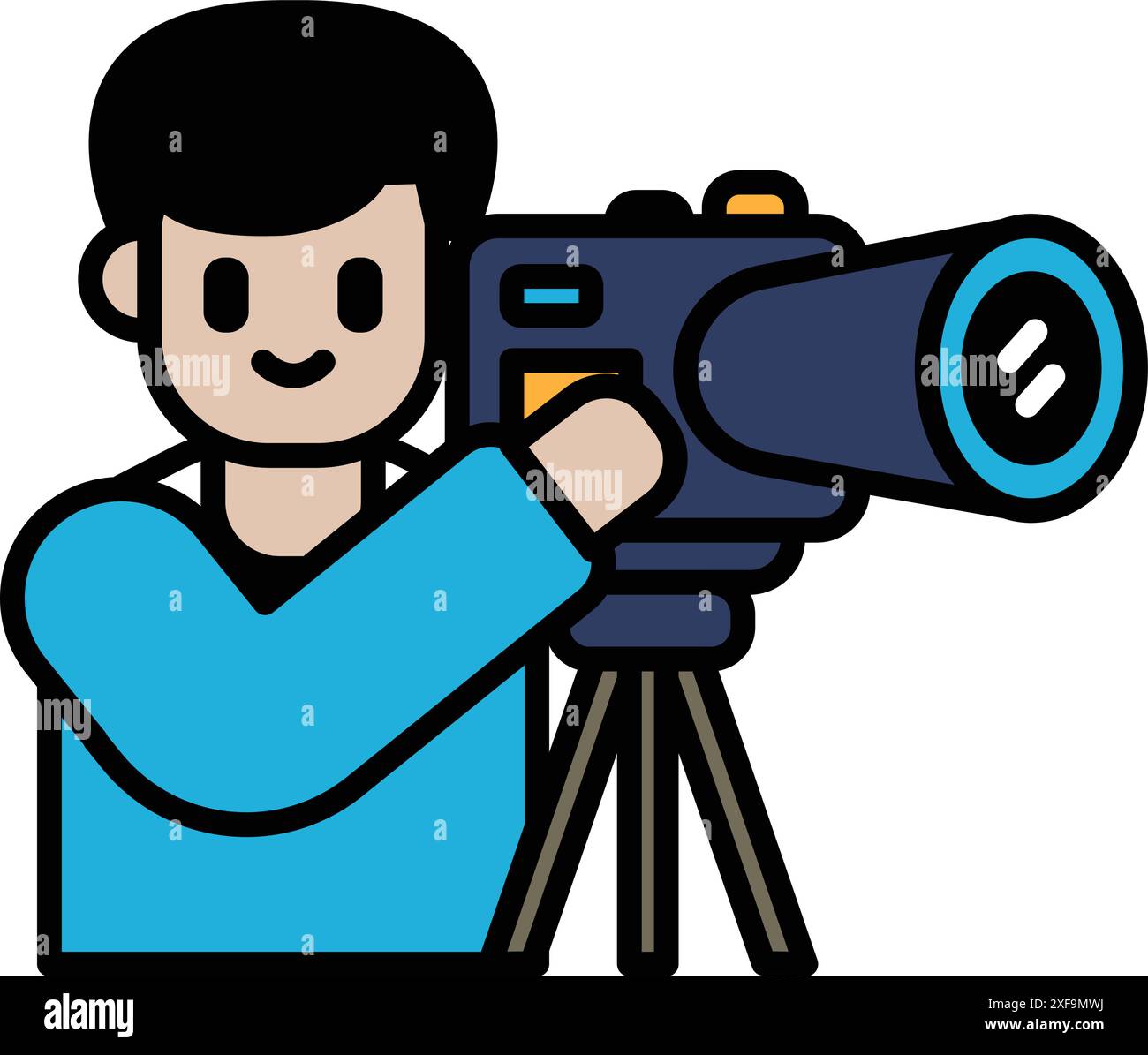 Man of the moment film Stock Vector Images - Alamy