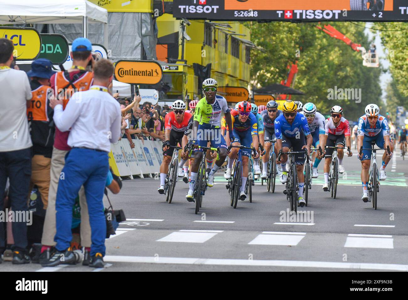 Biniam Girmay (Intermarche) is win the Stage 3 Piacenza-Torino -Tour de France 2024 during Stage ...