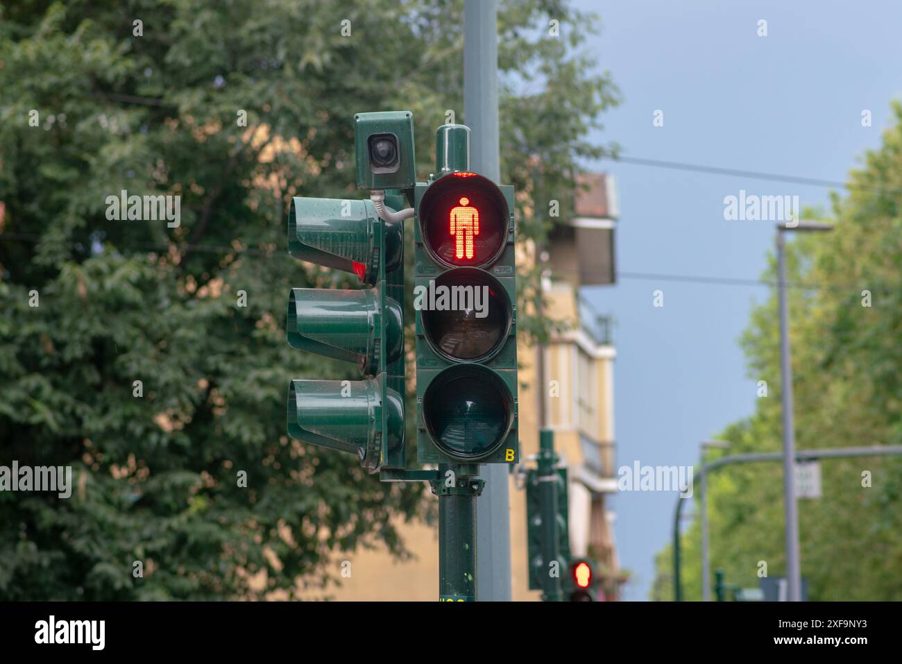 traffic light, road sign with a red shape and light, indicates that you ...
