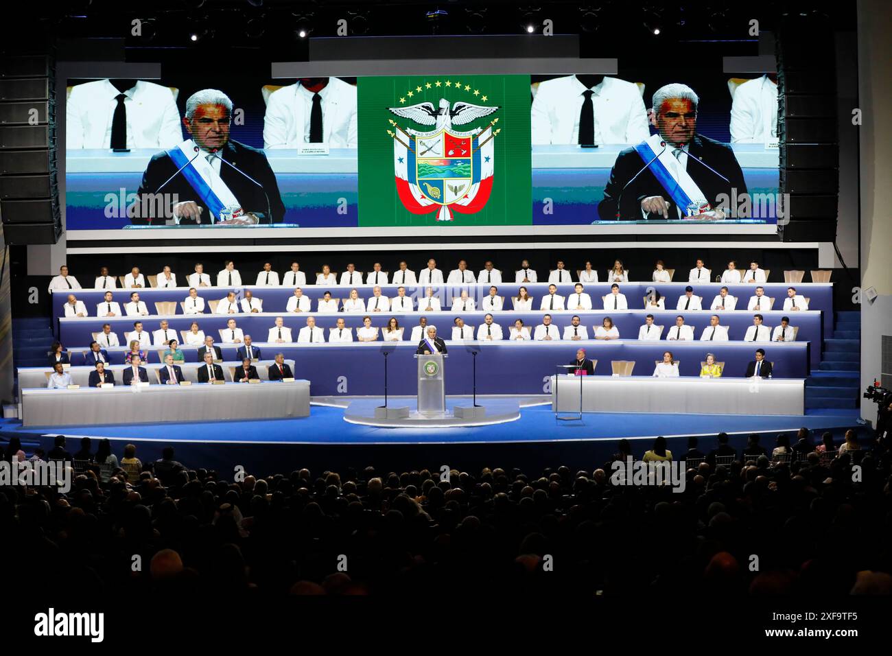 Panama City, Panama. 1st July, 2024. Panama's President Jose Raul ...