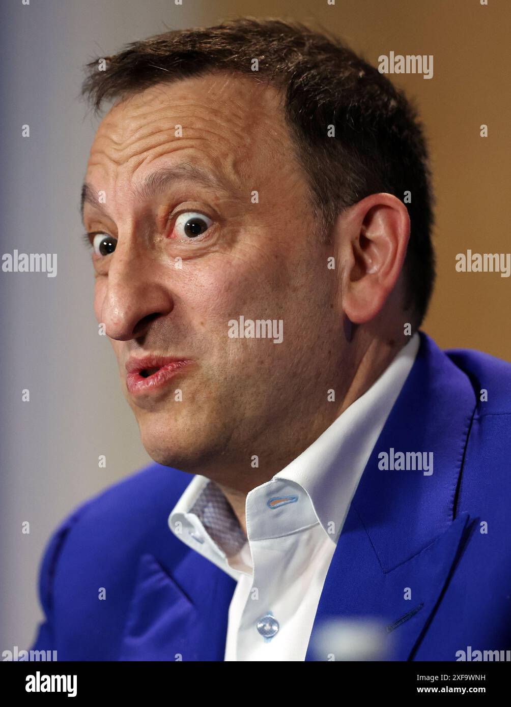 Brighton and Hove Albion owner Tony Bloom during a press conference at ...