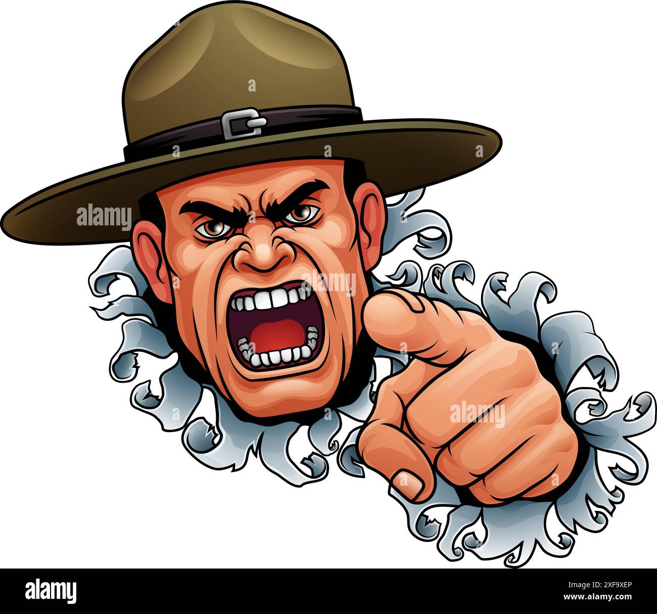 Sergeant order Cut Out Stock Images & Pictures - Alamy