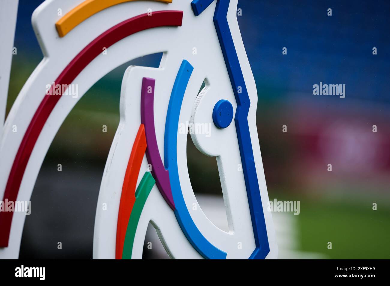 02 July 2024, North Rhine-Westphalia, Aachen: Equestrian sport/Jumping ...