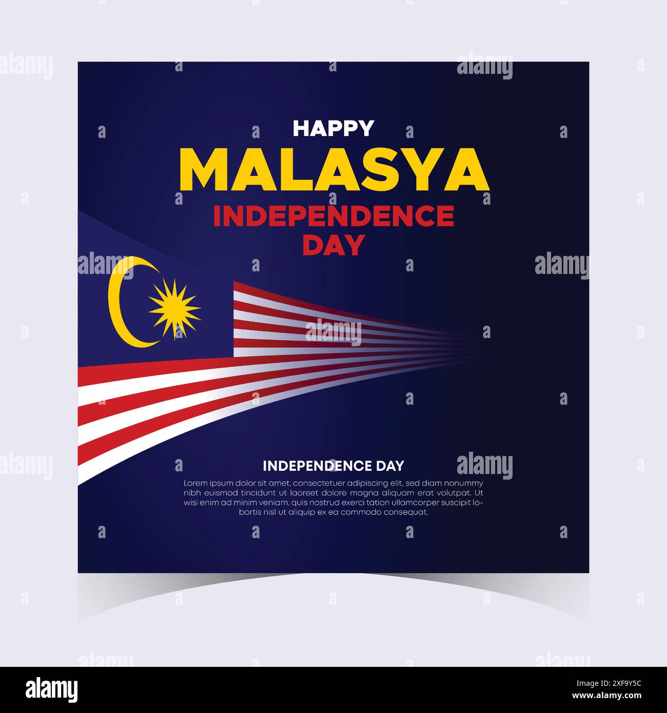 Malaysia Independence Day Web Banner and Background. Happy 31st August ...