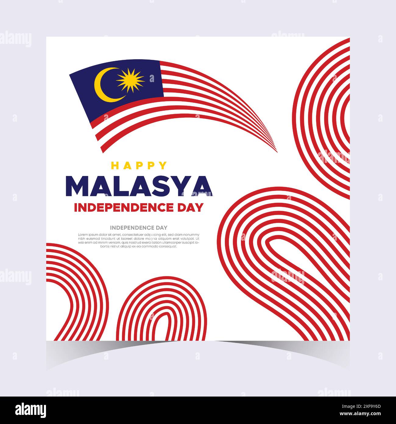 Malaysia Independence Day Web Banner and Background. Happy 31st August ...