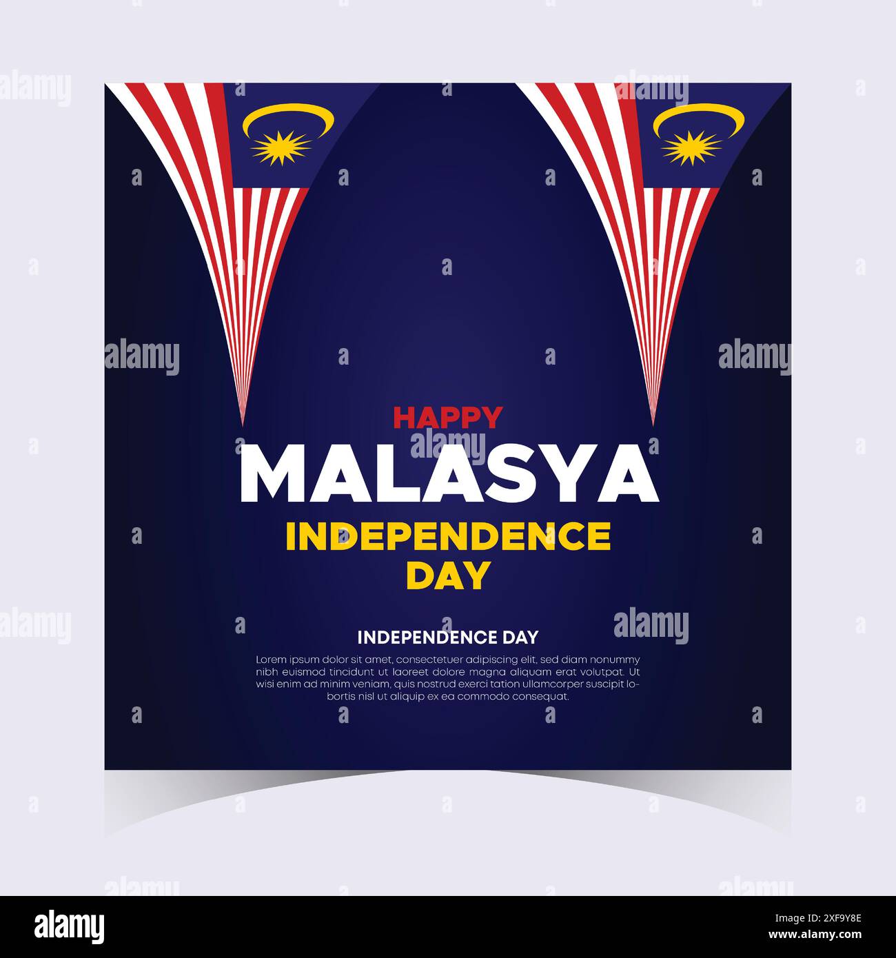 Malaysia Independence Day Web Banner and Background. Happy 31st August ...