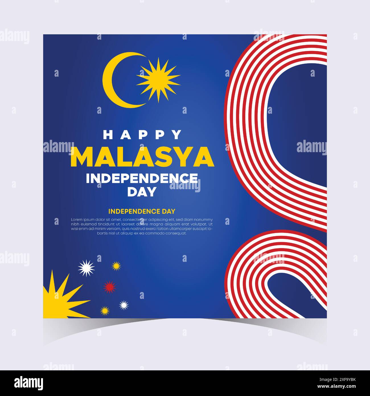 Malaysia Independence Day Web Banner and Background. Happy 31st August ...