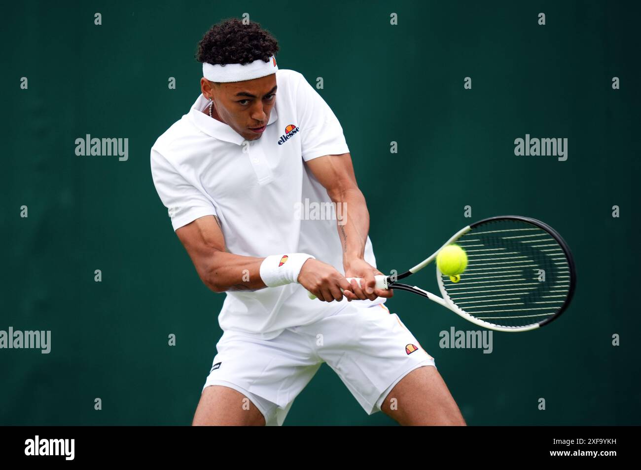 Paul Jubb in action during his match against Thiago Seyboth Wild (not ...