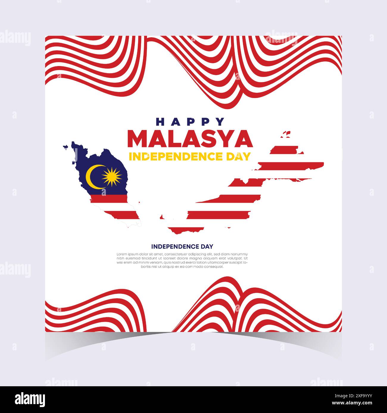 Malaysia Independence Day Web Banner and Background. Happy 31st August ...