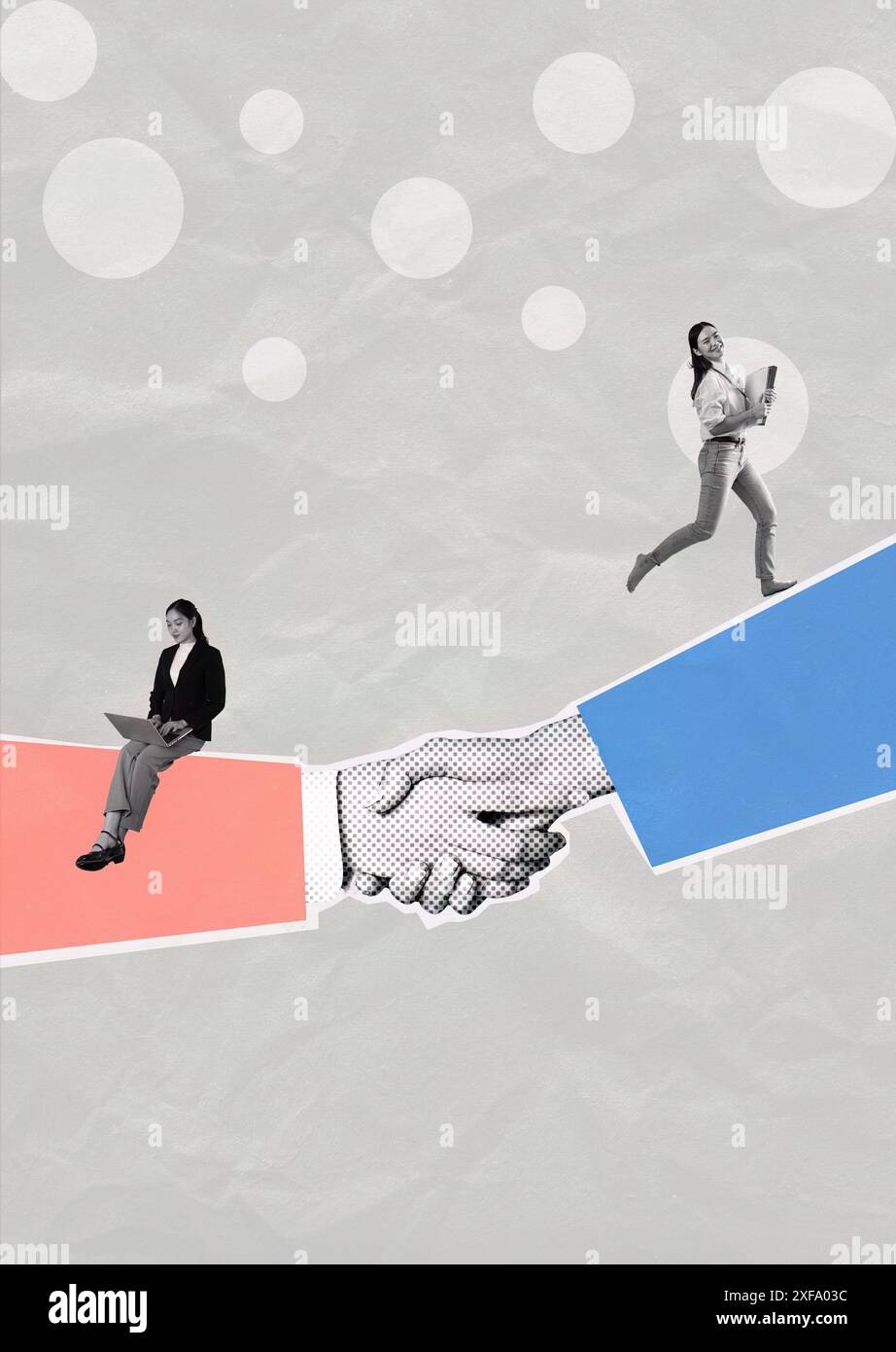 Contemporary art collage collaboration hi-res stock photography and ...