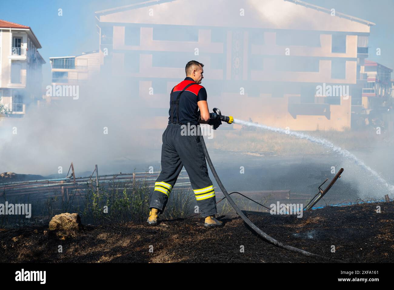 Firefighter training field hi-res stock photography and images - Alamy