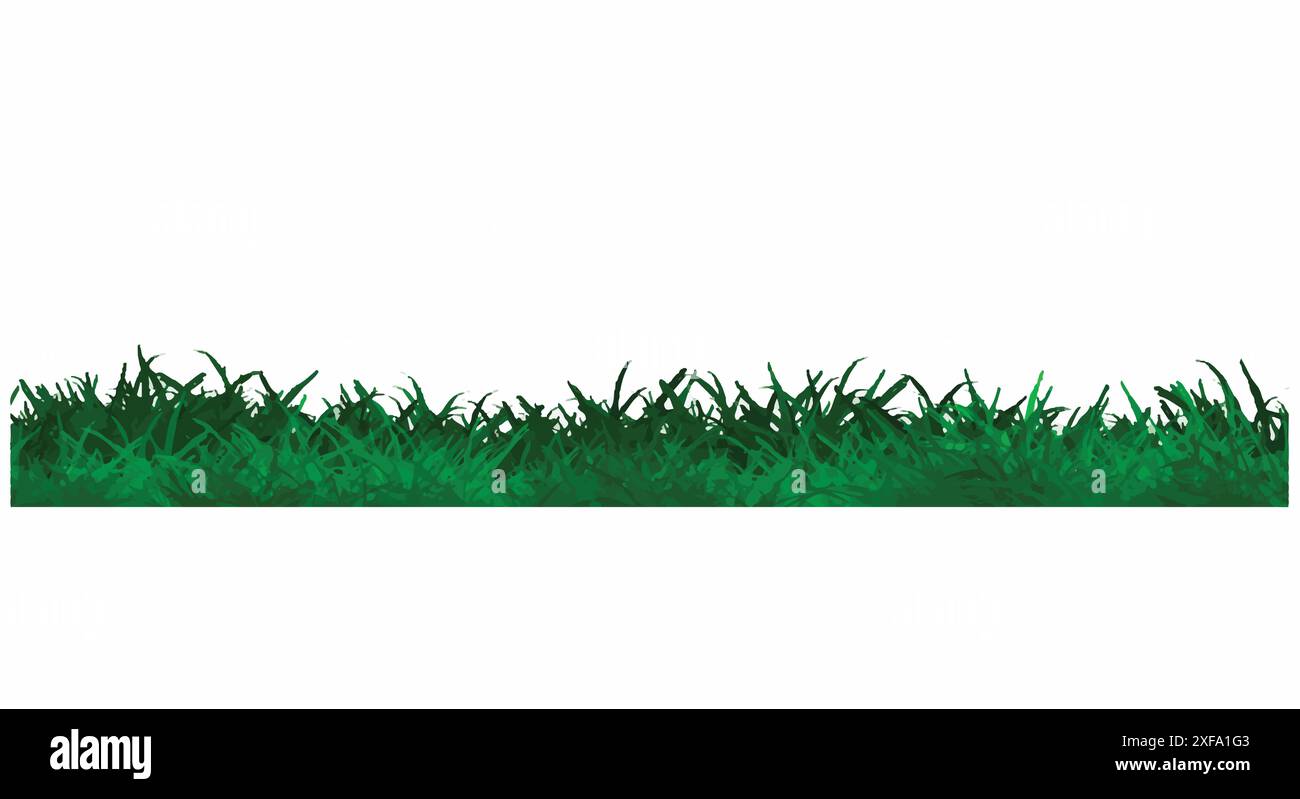 Natural green grass texture Stock Vector Images - Alamy