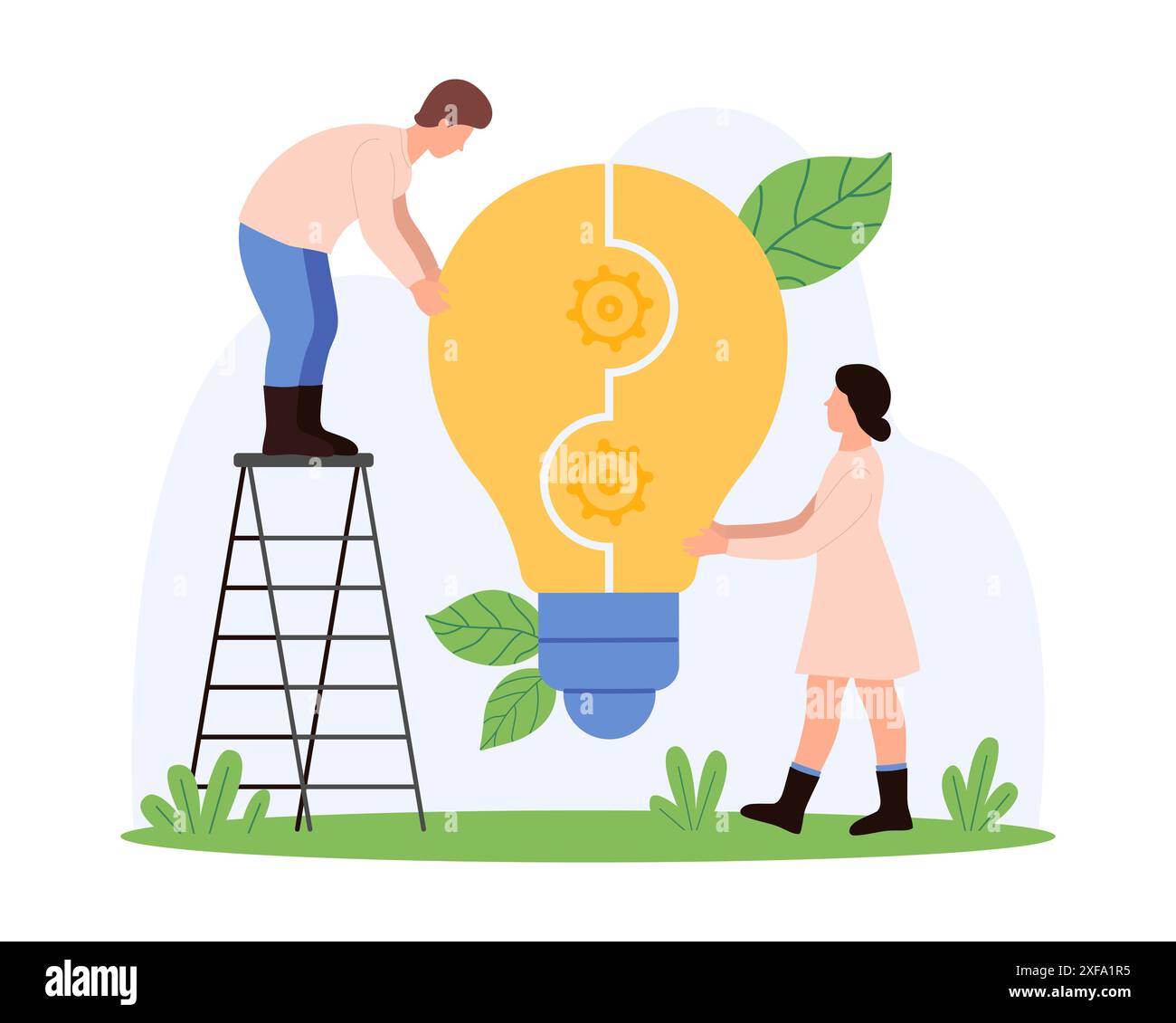 Business teamwork on creative innovation project, success collaboration ...