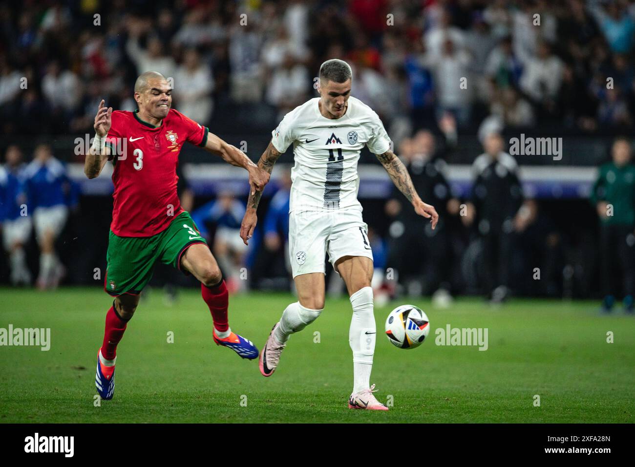 Frankfurt, Germany, July 1st 2024 FRANKFURT, GERMANY - JULY 01: Pepe of ...
