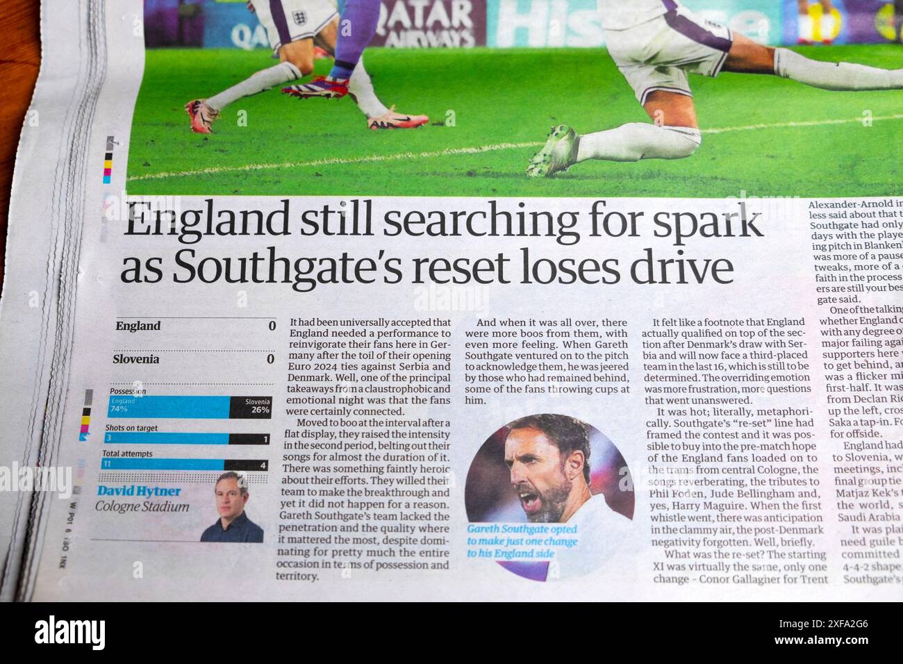 'England still searching for spark as (Gareth) Southgate 's reset loses ...