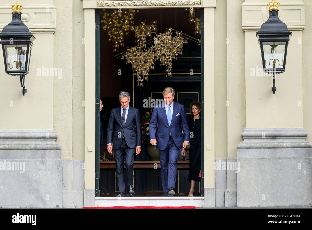 The Hague, the Netherlands, 02-07-2024 Swearing in and presentation of ...