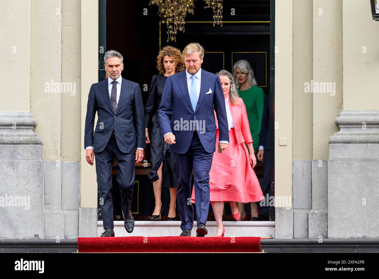 The Hague, the Netherlands, 02-07-2024 Swearing in and presentation of ...