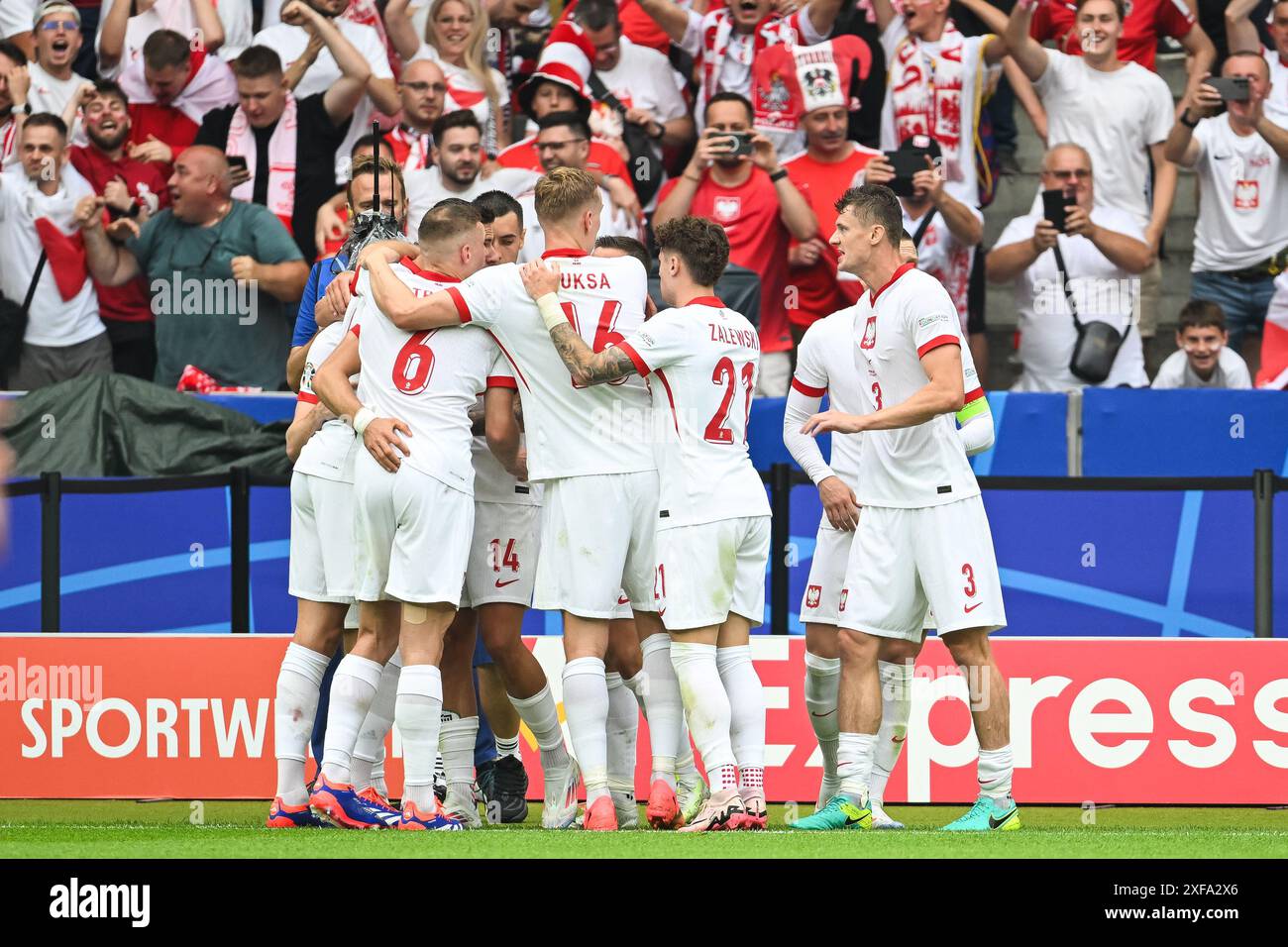 BERLIN, GERMANY - JUNE 21, 2024: Euro 2024 Groupe D match Poland vs ...