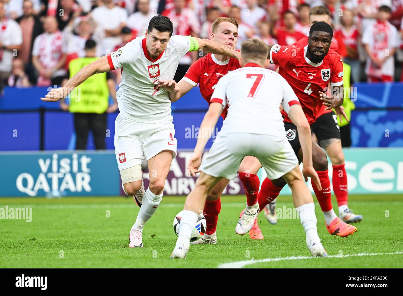 BERLIN, GERMANY - JUNE 21, 2024: Euro 2024 Groupe D match Poland vs ...