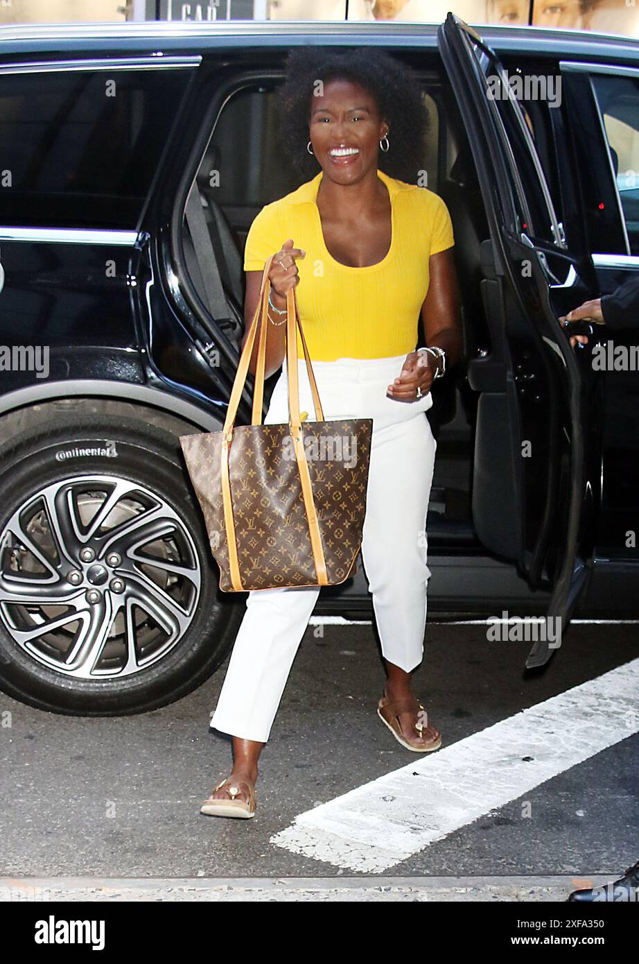 July 01, 2024 Janai Norman on Good Morning America in New York. July 01 ...