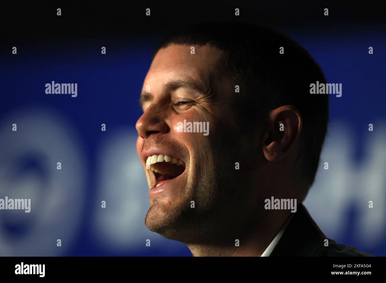 Brighton and Hove Albion new manager Fabian Hurzeler during a press ...