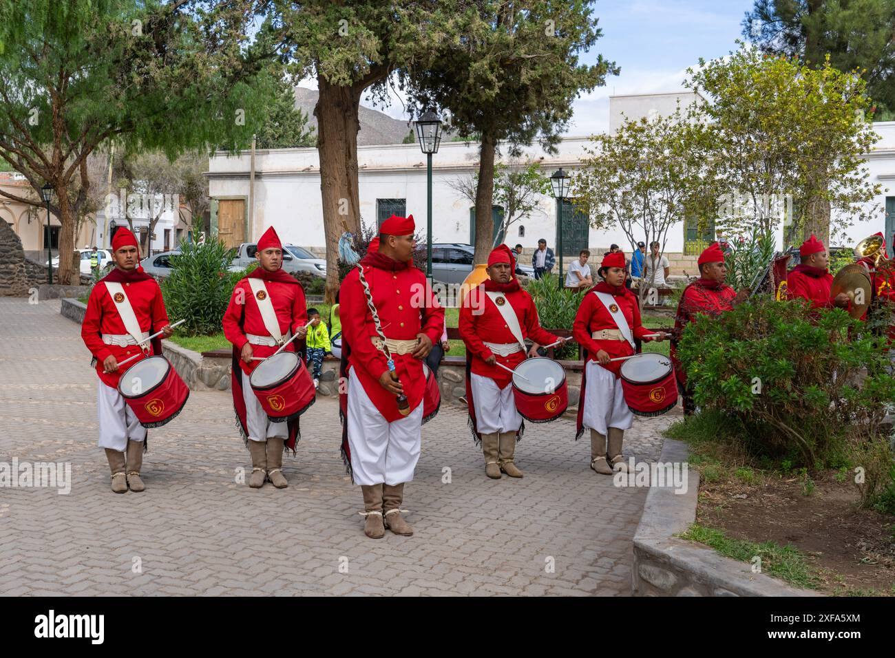 The band of the Infernales de Guemes, 5th Mountain Exploration Cavalry ...