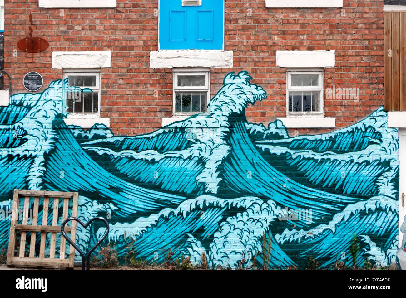 Wave painting japanese style hi-res stock photography and images - Alamy