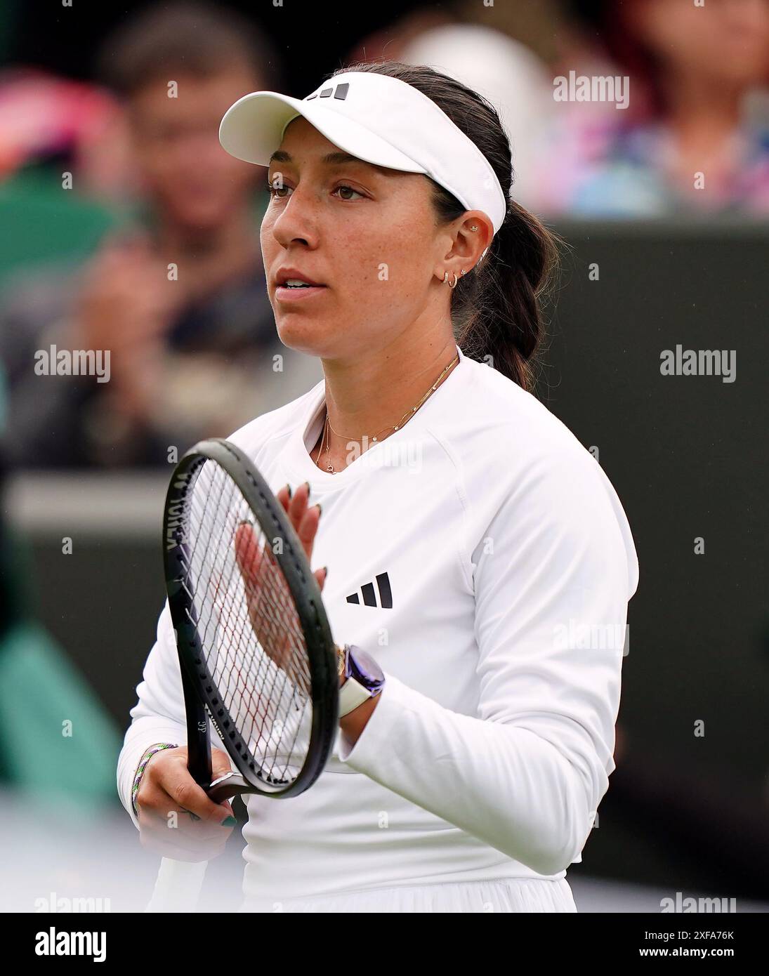 Jessica Pegula after beating Ashlyn Krueger (not pictured) on day two ...