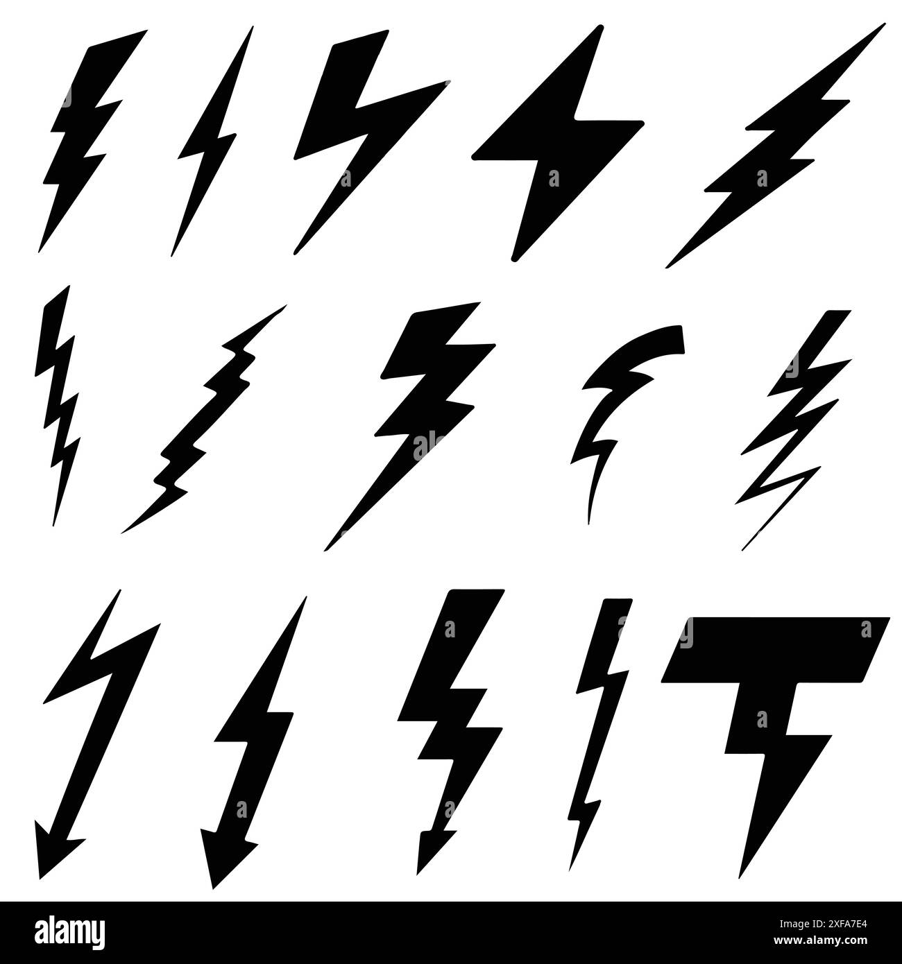 Lightning flash symbol hi-res stock photography and images - Alamy