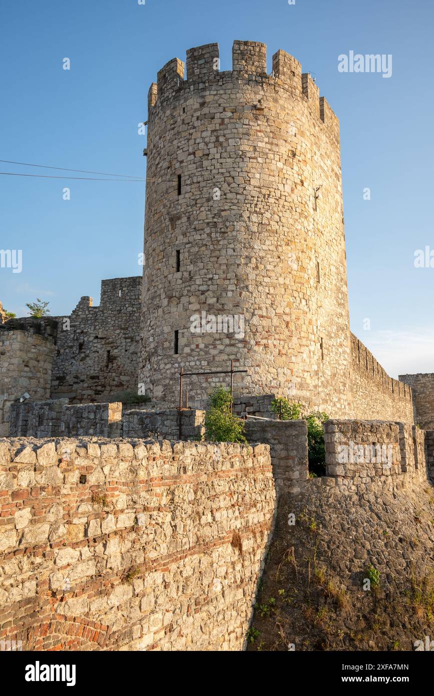 Remains of Historic Belgrade Fortress in Kalemegdan park in Belgrade ...