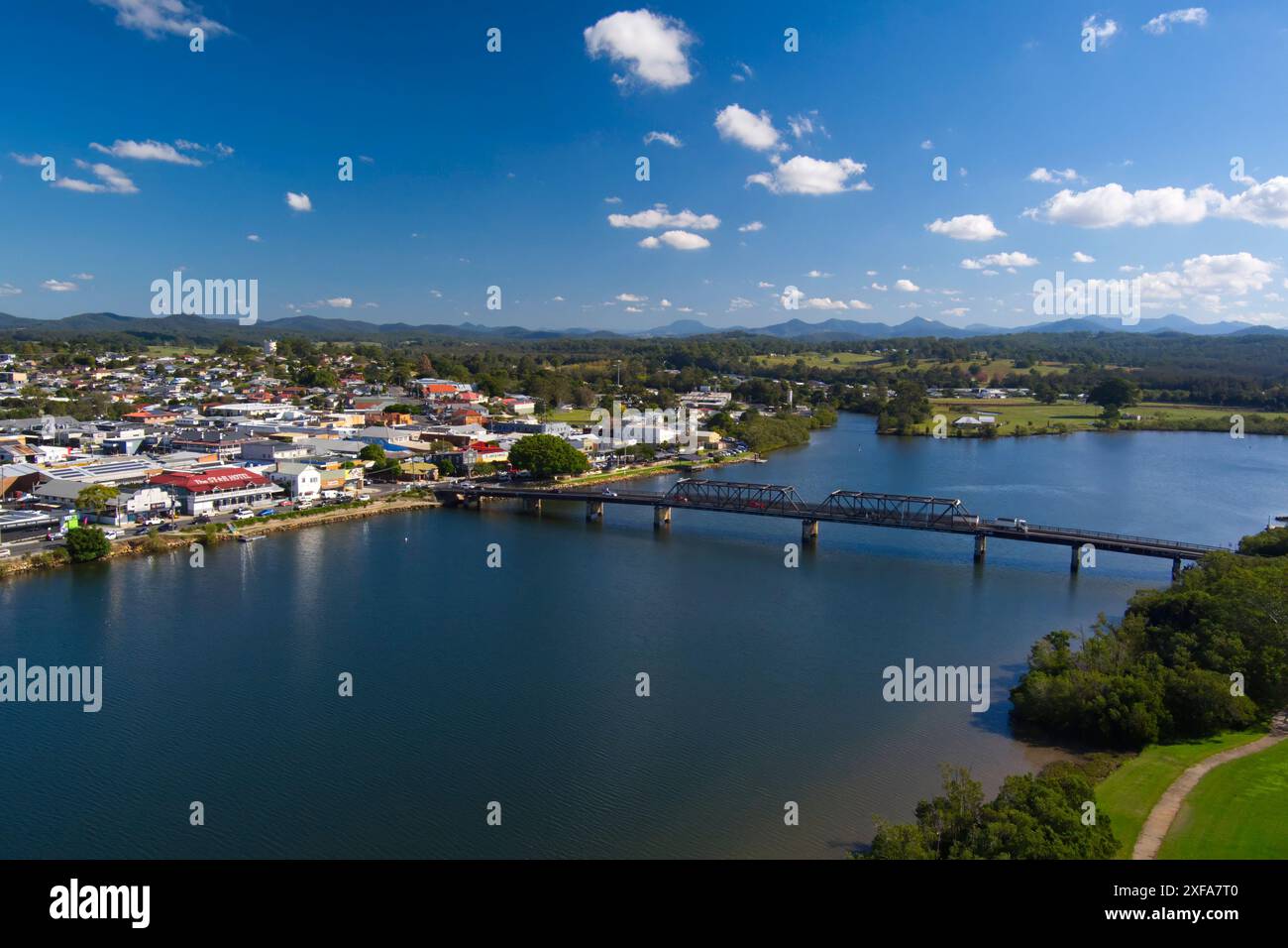 The picturesque town of Macksville in Mid North Coast, New South Wales ...