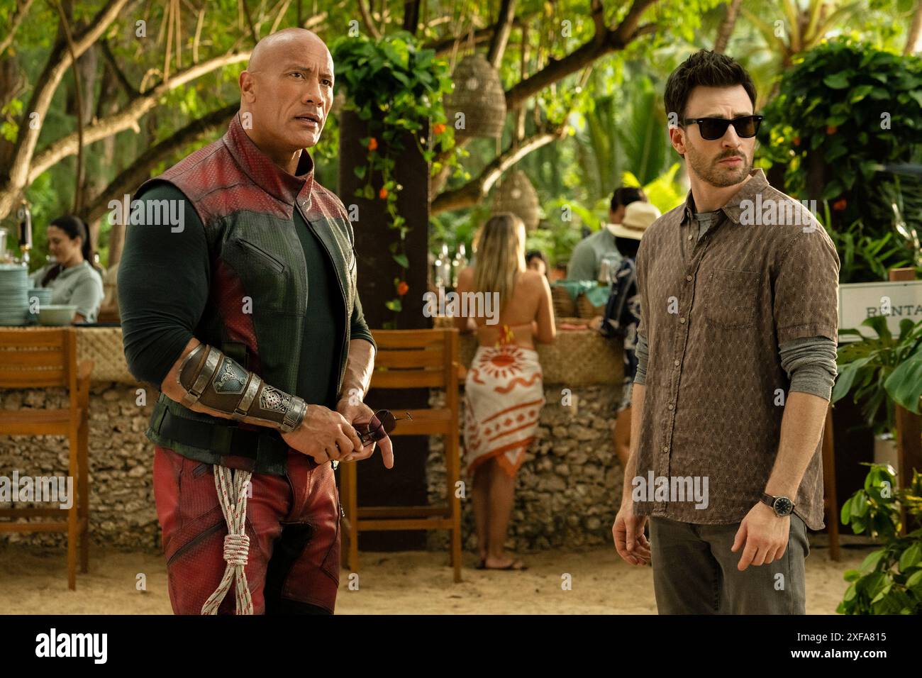 Red One (2024) directed by Jake Kasdan and starring Chris Evans and ...