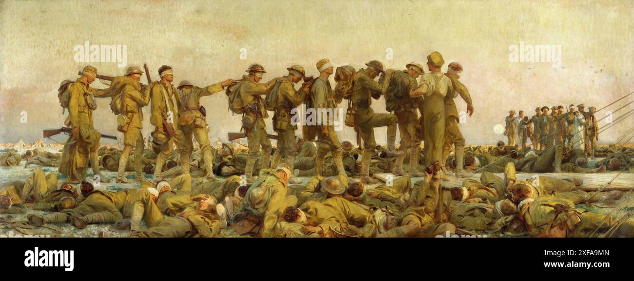 Sargent, John Singer (RA) - Gassed - John Singer Sargent Stock Photo ...
