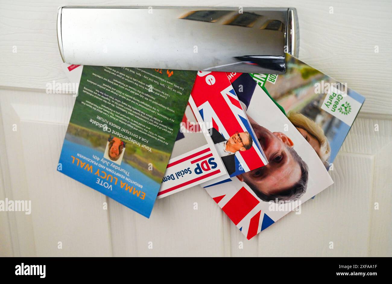 Brighton election leaflets hi-res stock photography and images - Alamy