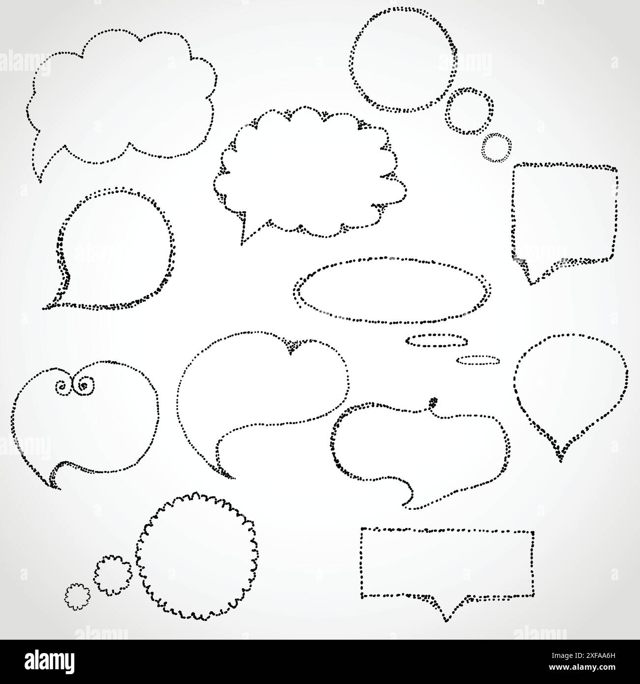 Group objects in doodle Stock Vector Images - Alamy