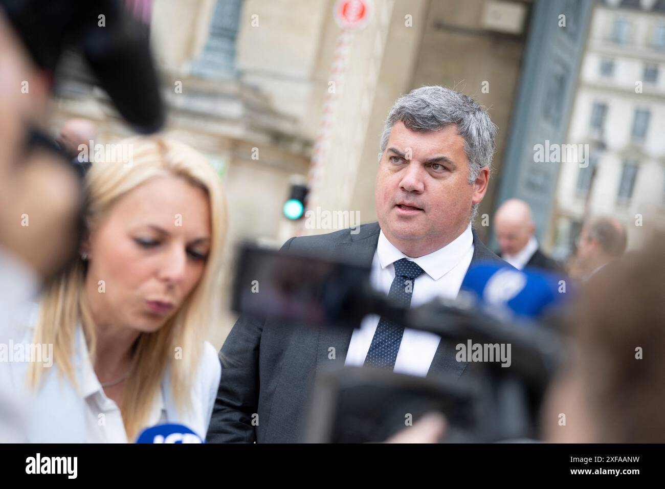 Paris, France. 02nd July, 2024. French newly-elected MPs for the far ...