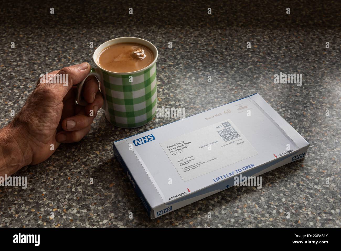 Too important to put off or ignore, a NHS letter for undertaking bowel ...