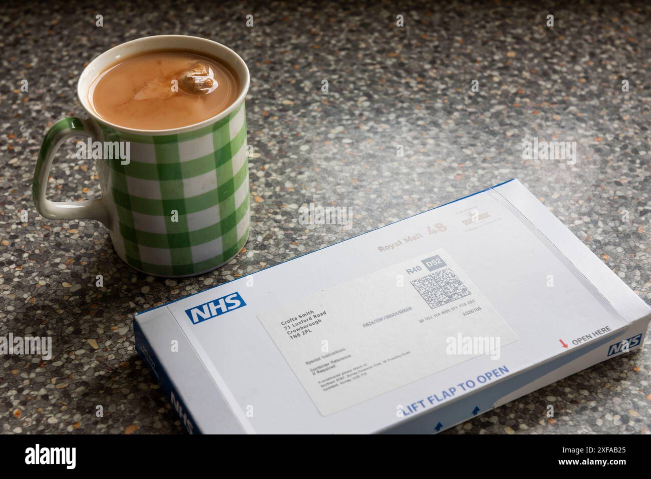 Too important to put off or ignore, a NHS letter for undertaking bowel ...