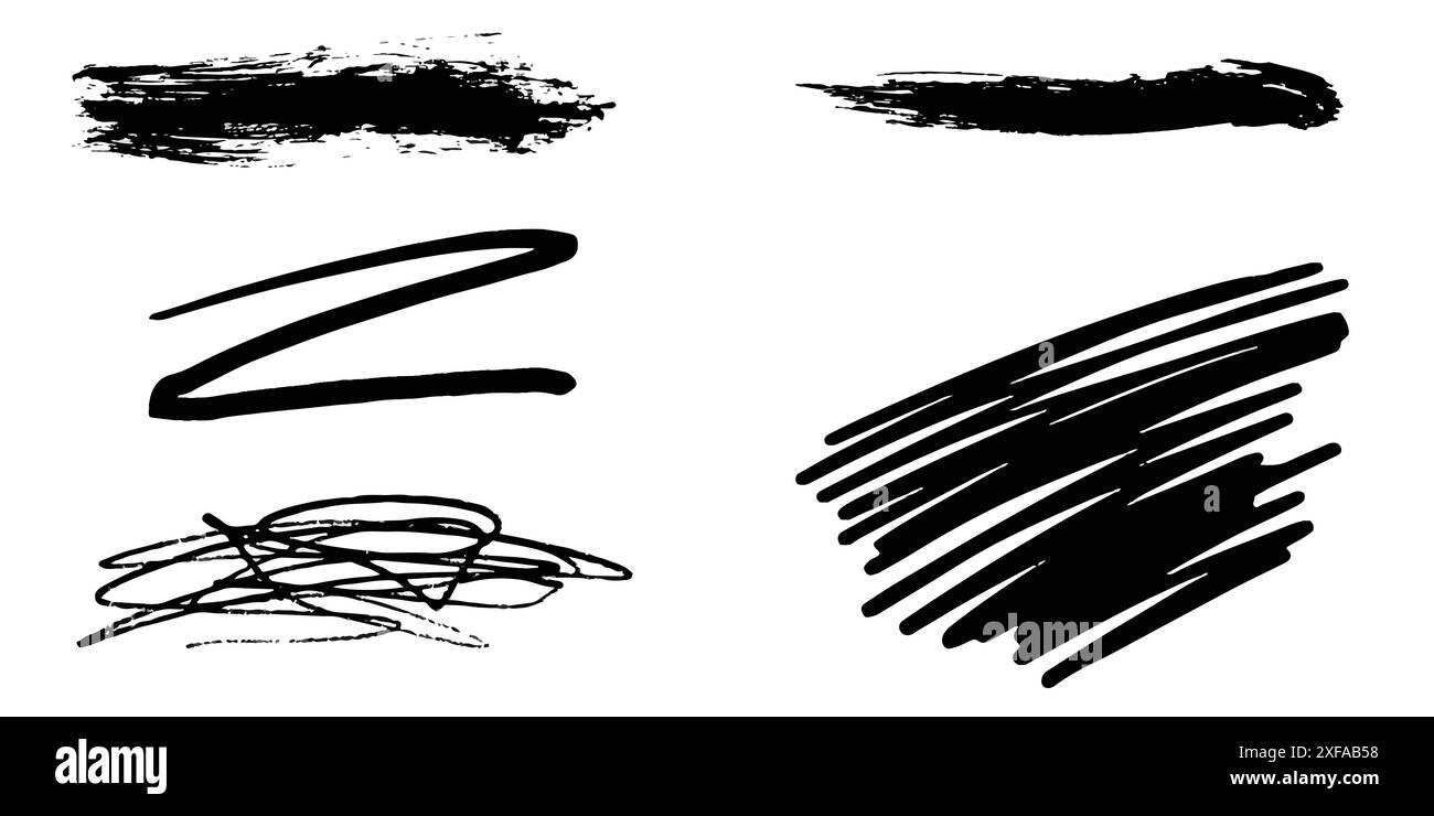 Brush stroke circle Cut Out Stock Images & Pictures - Alamy