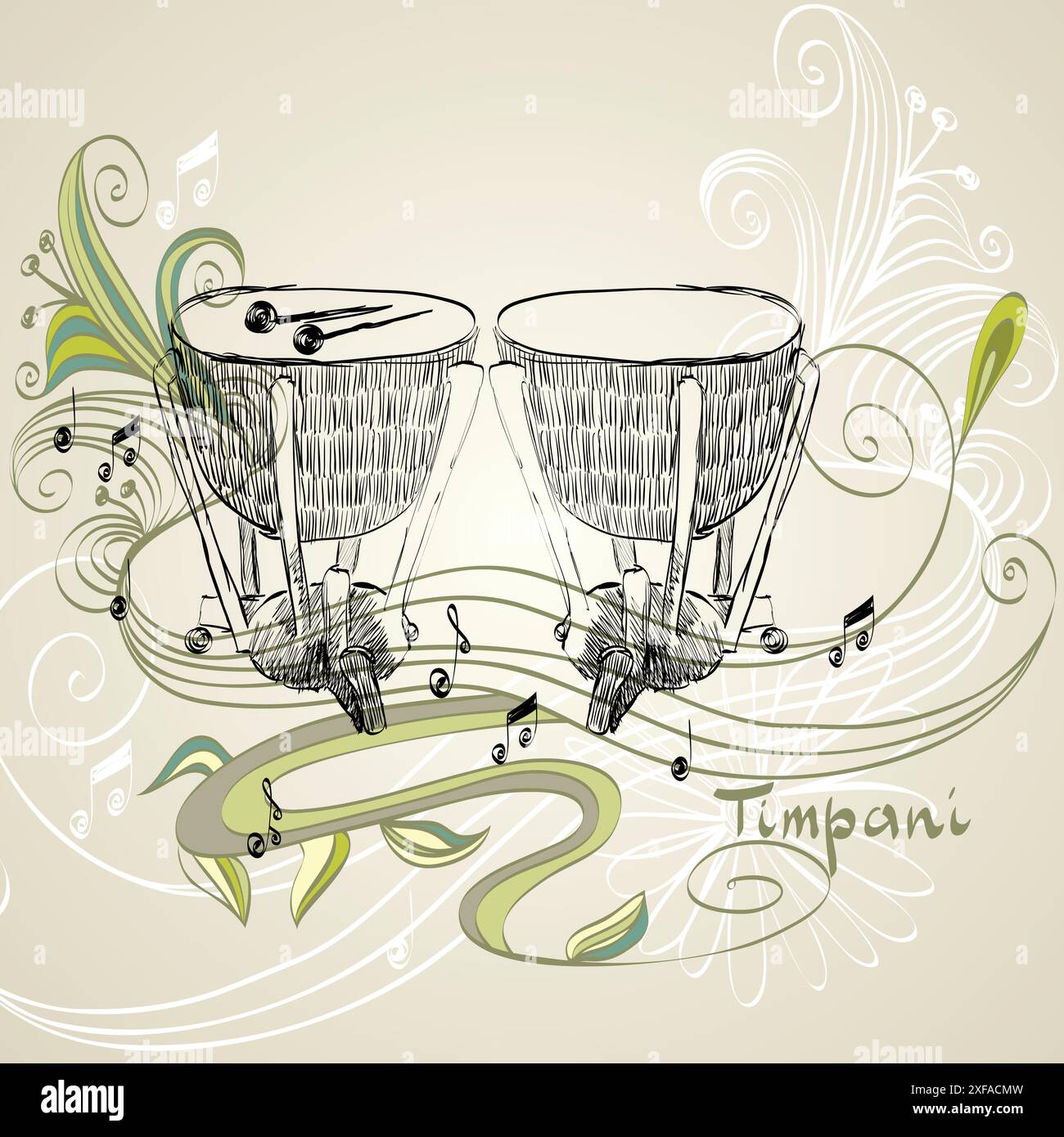 Timpani Stock Vector Images - Alamy